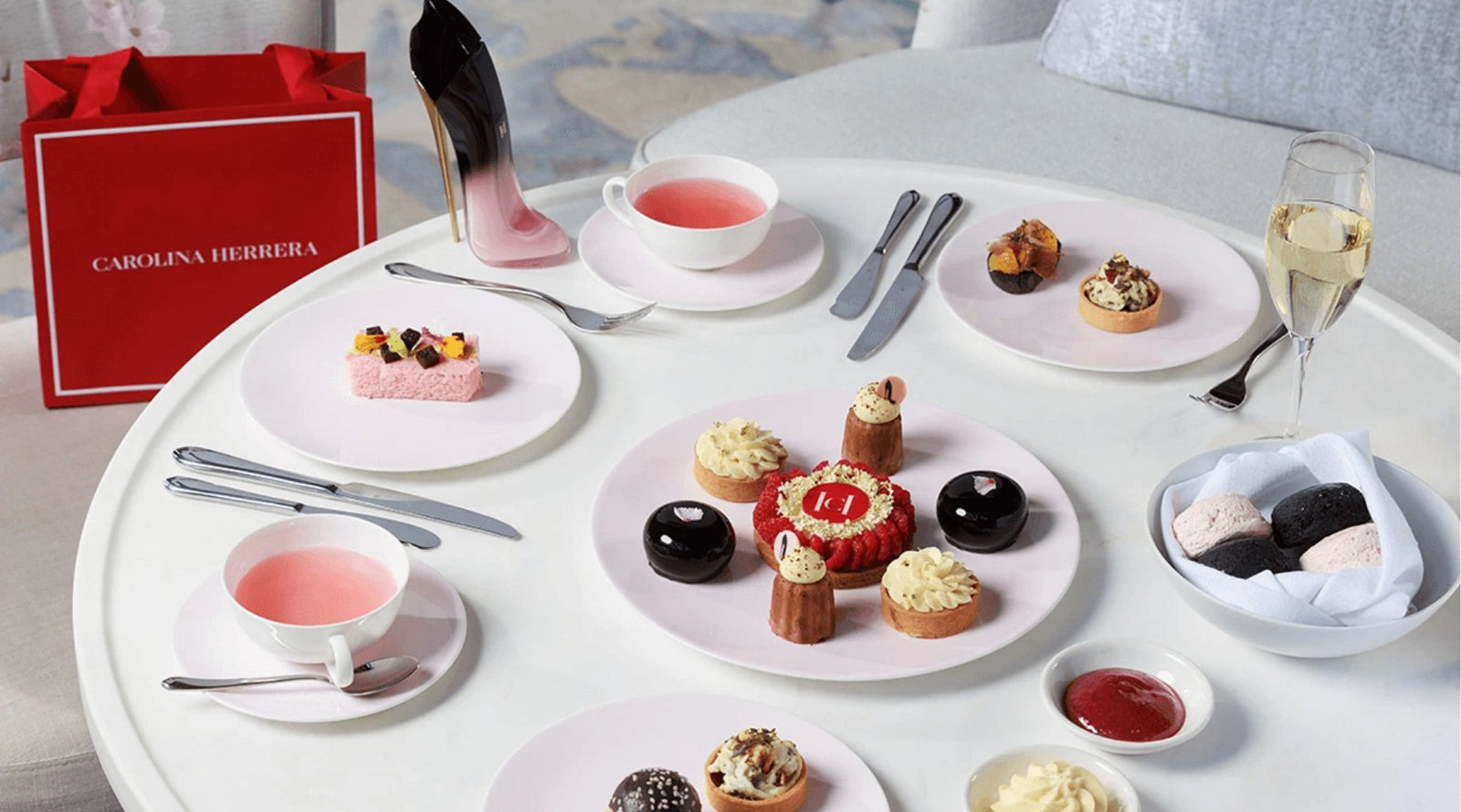 Carolina Herrera x The Langham, Gold Coast, Afternoon Tea | Tavalon Tea ...